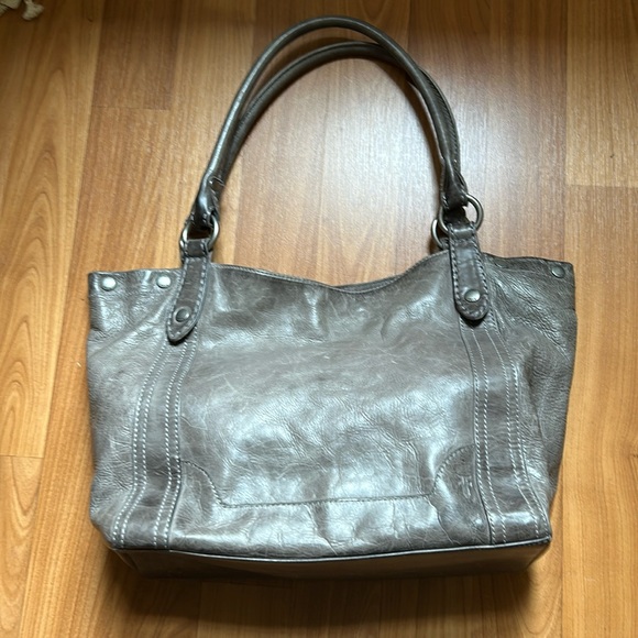Frye | Bags | Gray Leather Frye Handbag | Poshmark